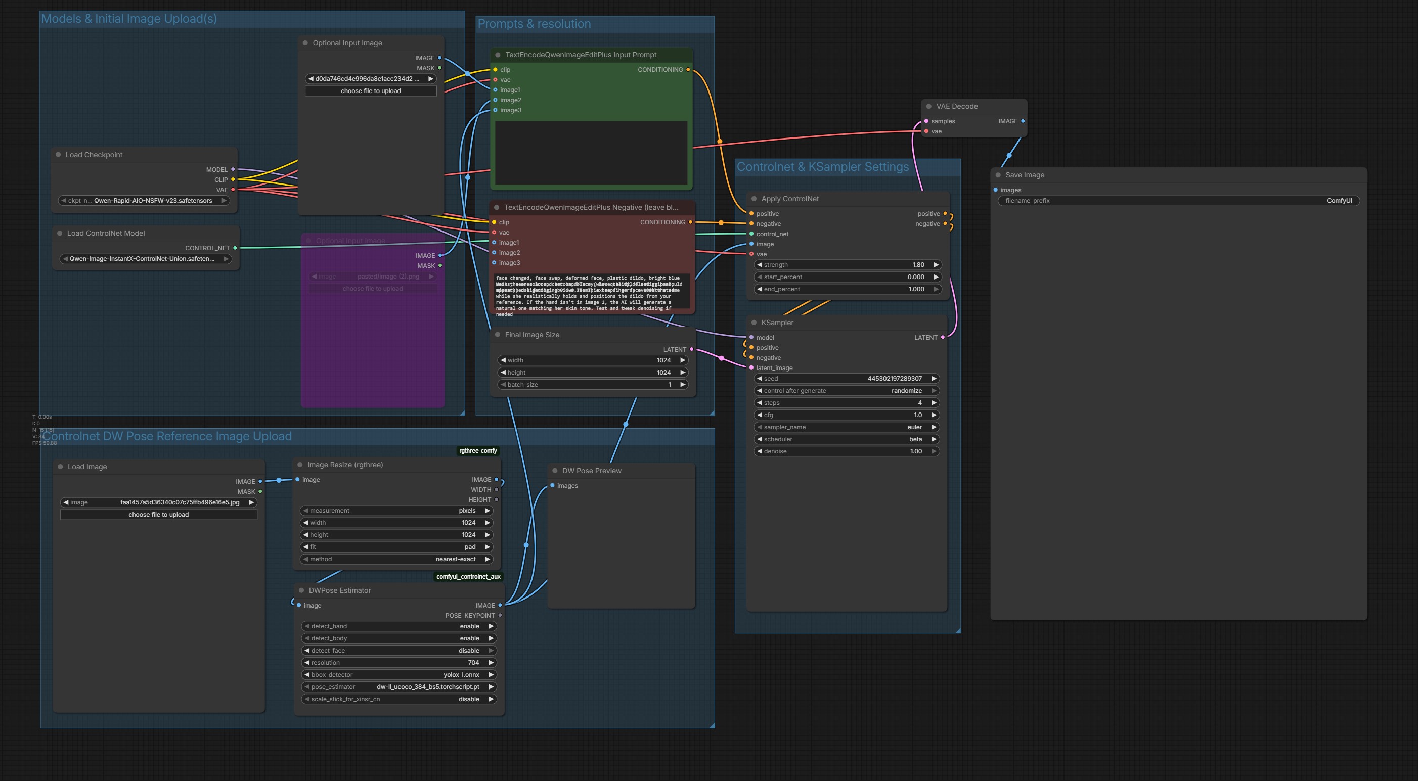 Consistent Character Pose Changes with Qwen Rapid AIO in ComfyUI - Next ...